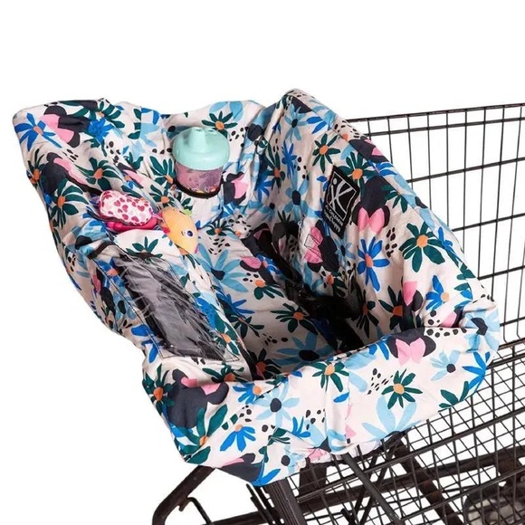 Disney | Other | Euc Disney Tropical Floral Minnie Mouse Shopping Cart ...